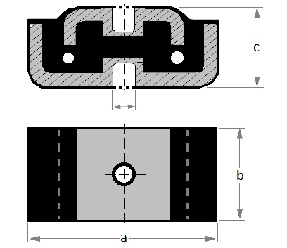 Apoios e Batentes Anti-vibratórios | Flexocol